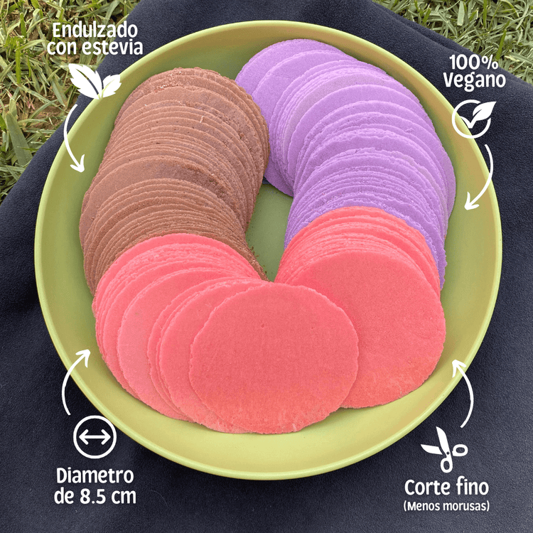 👉🏻 Obleas Amaranto Sin Azúcar 30 y 60g Mayoreo